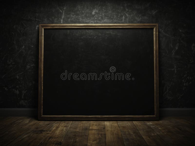 Minimalist Blackboard for Text Overlay Background Generative by Ai ...