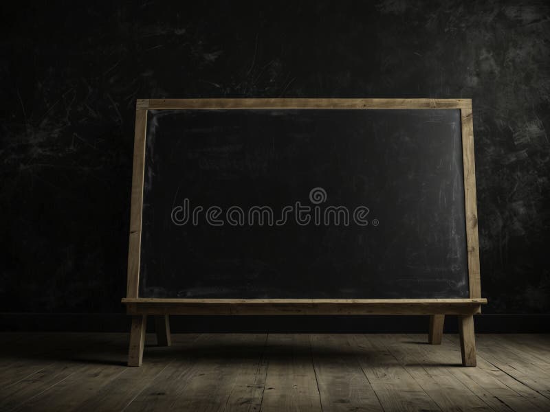 Minimalist Blackboard for Text Overlay Background Generative by Ai ...