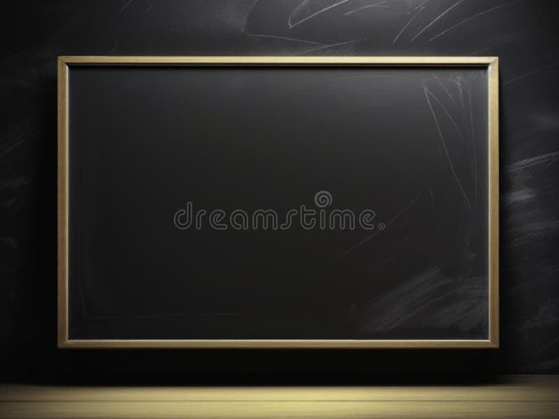 Minimalist Blackboard for Text Overlay Background Generative by Ai ...