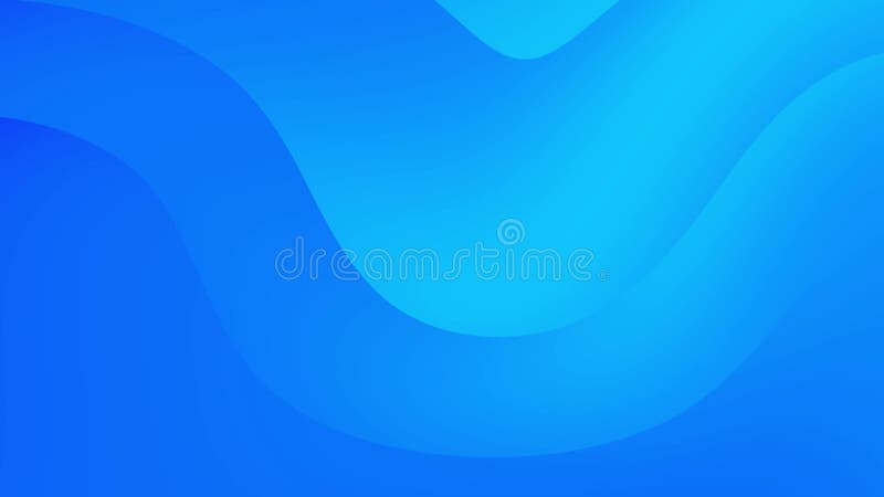 Minimalist Blue Gradient Wave Pattern Loop Animation Stock Footage