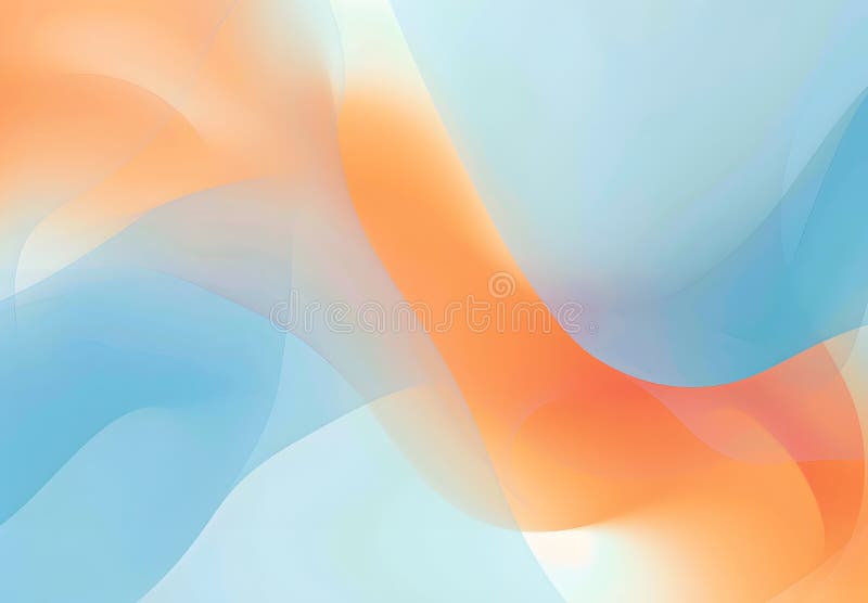 Minimalist Blue and Orange Gradient Background Design - AI Generated ...