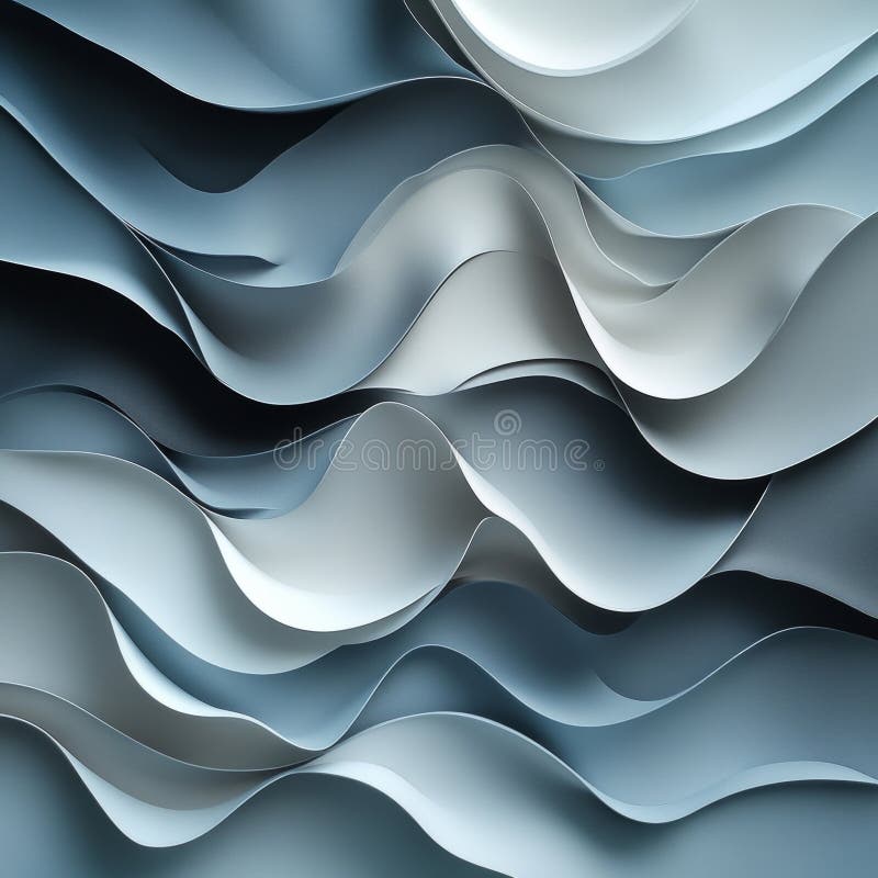 Paper Waves stock illustration. Illustration of design - 334557489