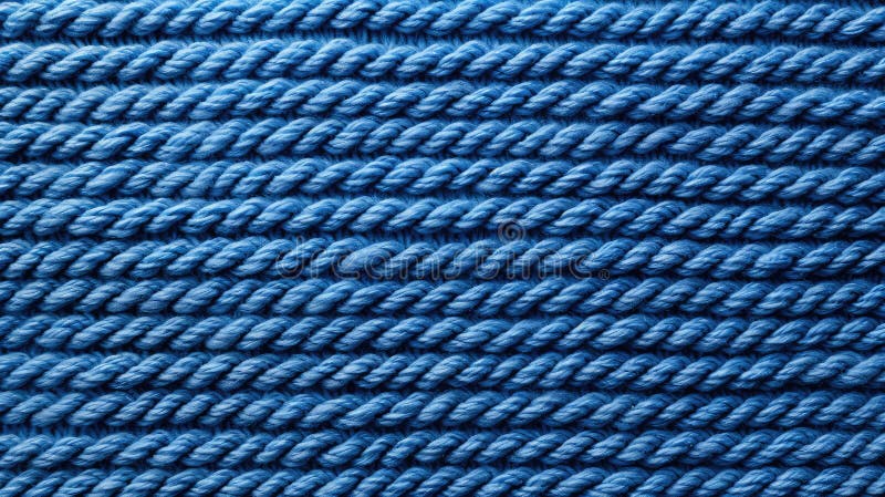 Minimalist Blue Yarn Texture Stock Illustration - Illustration of ...