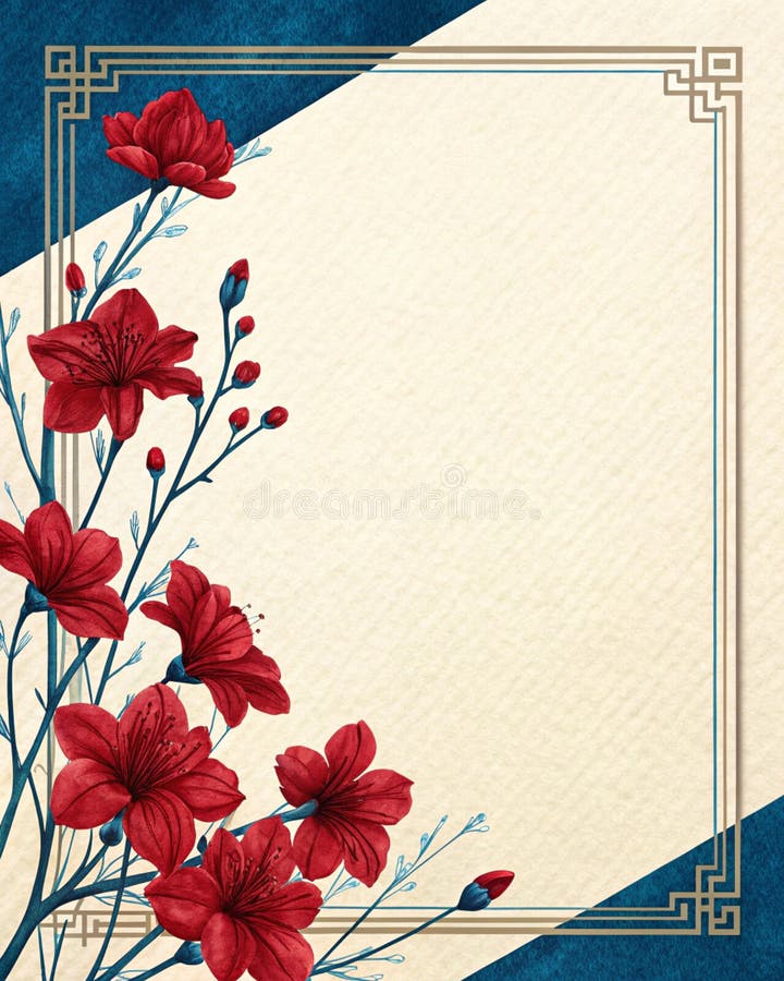 Minimalist Border Design with Paper Texture and Bold Elegance Palette ...