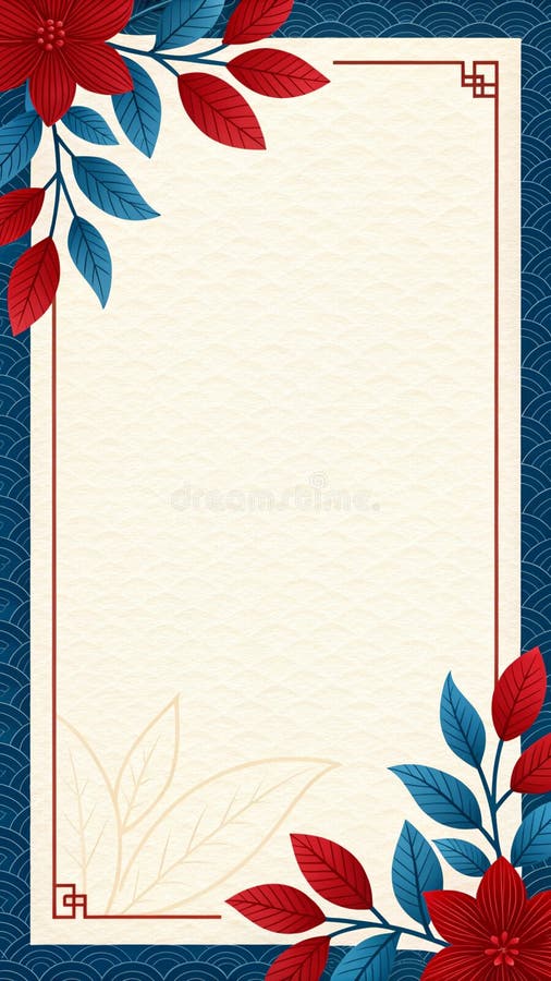 Minimalist Border Design with Paper Texture and Bold Elegance Palette ...