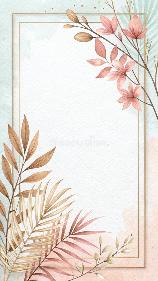 Minimalist Border Design with Paper Texture and Coastal Sand Palette ...