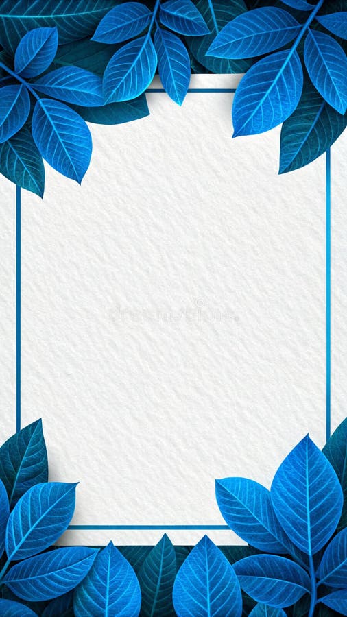 Minimalist Border Design with Paper Texture and Deep Ocean Palette ...