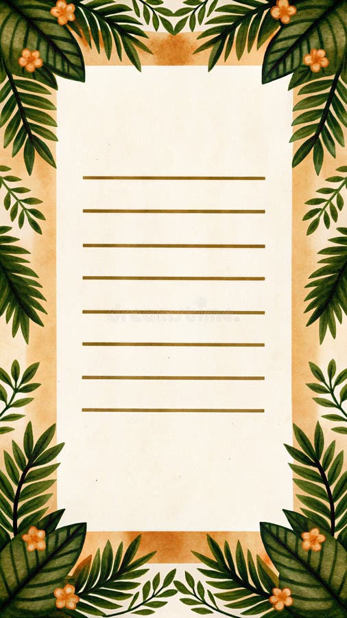 Minimalist Border Design with Paper Texture and Pastel Dream Palette ...