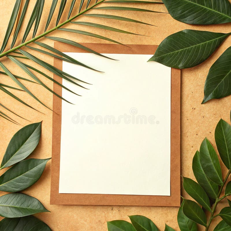 Minimalist Border Design with Paper Texture and Earth Tones Palette ...