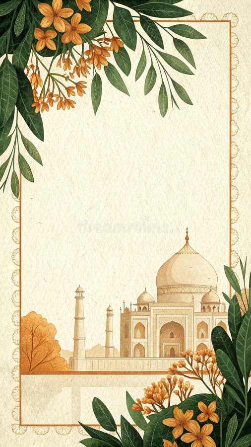 Minimalist Border Design with Paper Texture and Earth Tones Palette ...