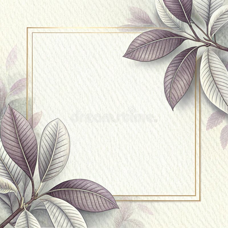 Minimalist Border Design with Paper Texture and Misty Morning Palette ...