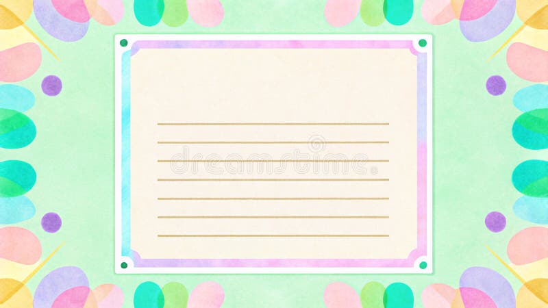 Minimalist Border Design with Paper Texture and Pastel Dream Palette ...