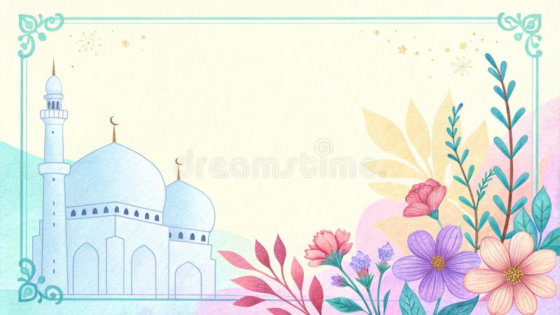 Minimalist Border Design with Paper Texture and Pastel Dream Palette ...