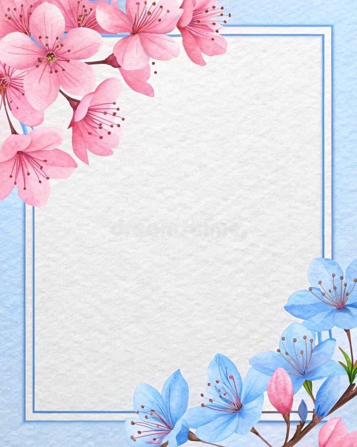 Minimalist Border Design with Paper Texture and Pastel Dreams Palette ...