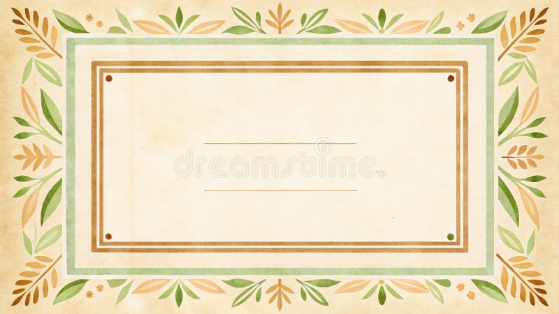 Rustic Elegance: Captivating Minimalist Border Designs with Paper ...