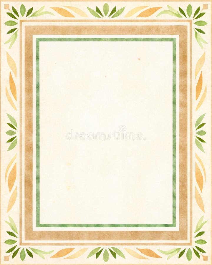 Rustic Elegance: Captivating Minimalist Border Designs with Paper ...