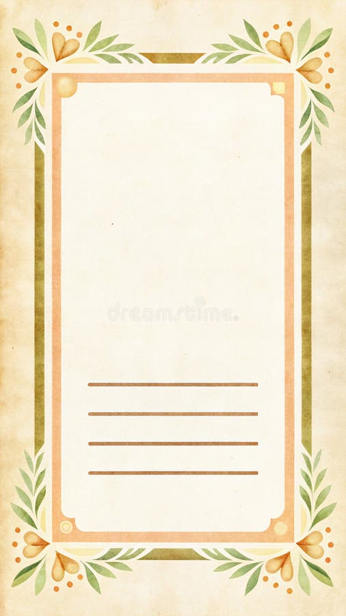 Rustic Elegance: Captivating Minimalist Border Designs with Paper ...