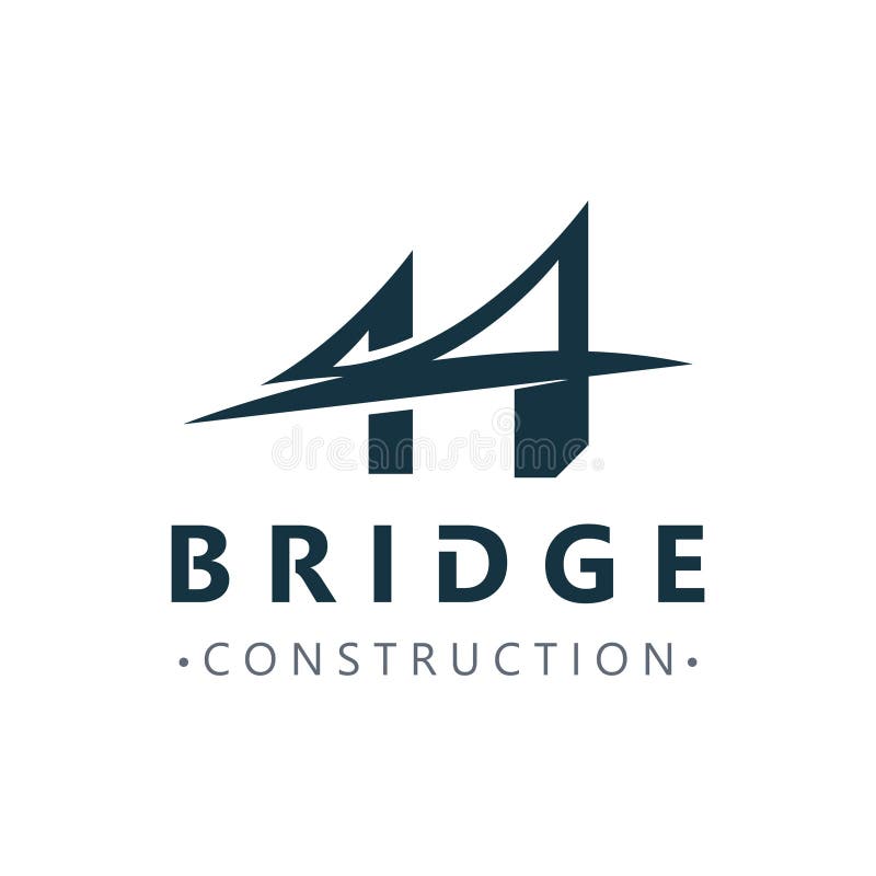 Minimalist Bridge Logo Suitable for Building and Construction Workers ...