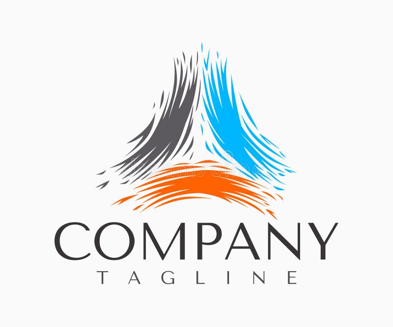 Minimalist Brush Stroke Letter a Logo Design Vector. Modern Paint ...