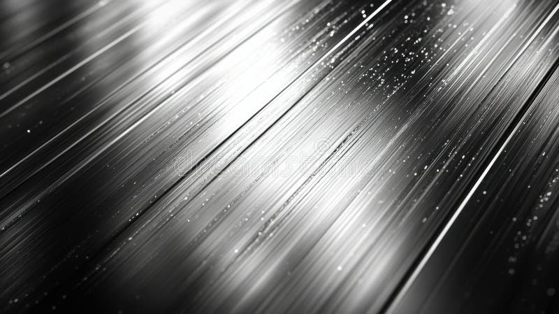 Minimalist Brushed Metal Texture in Soft Silver with Reflective Sheen ...