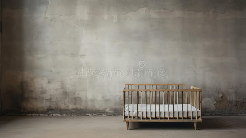 Minimalist Brutalist Environment Editorial Photography of a Cot Stock ...