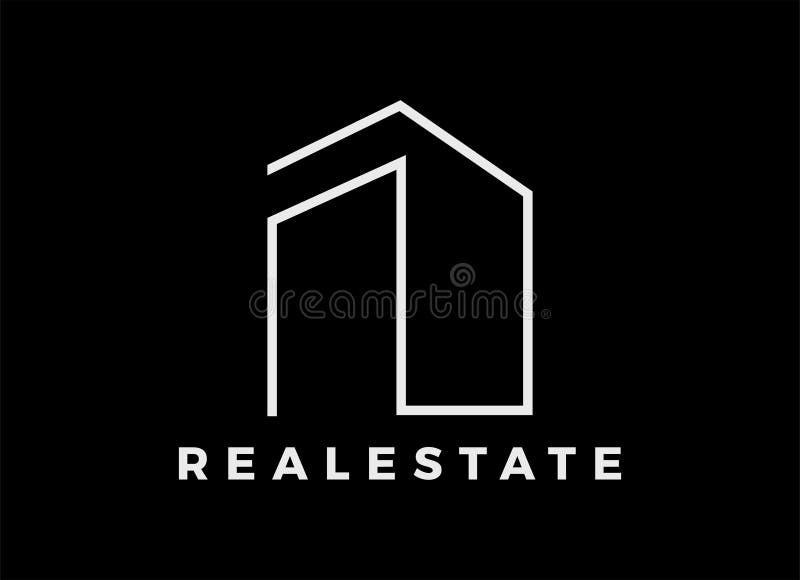 Minimalist Building Apart Men Logo Design Inspiration. Stock Vector ...