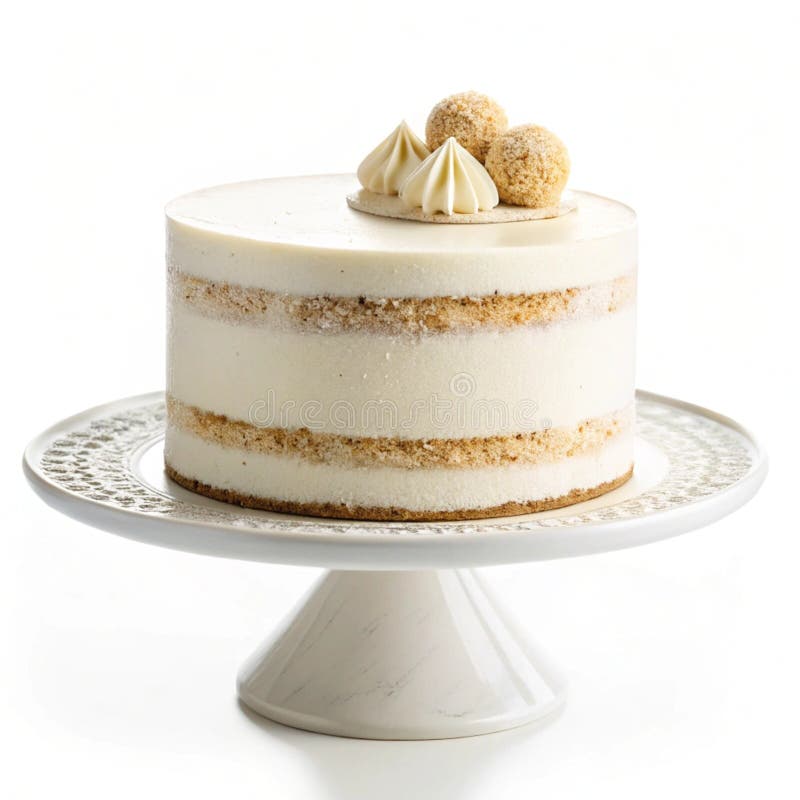 Minimalist Cake Illustration Stock Illustration - Illustration of ...