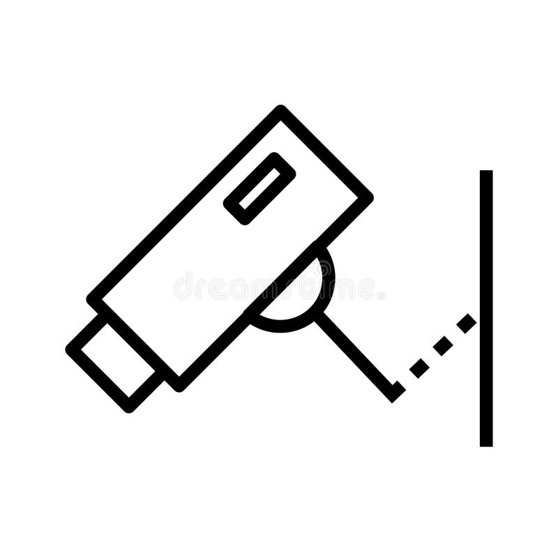 Surveillance Camera Icon for Digital Security Systems Stock ...