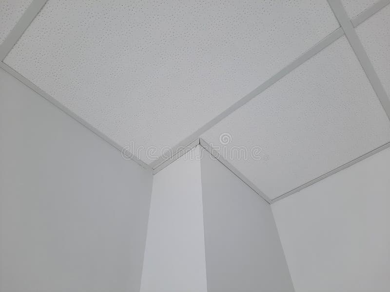 Minimalist Ceiling Corner Design Stock Image - Image of wall, space ...