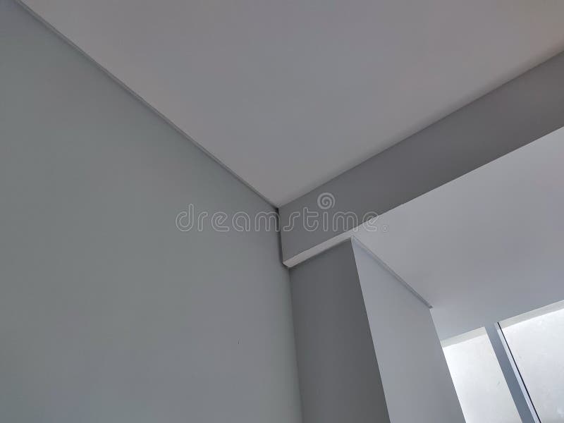 Minimalist Ceiling Corner Design Stock Photo - Image of style, decor ...