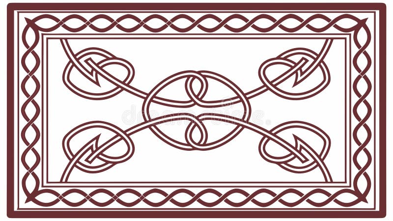 Simple Celtic Knotwork Border