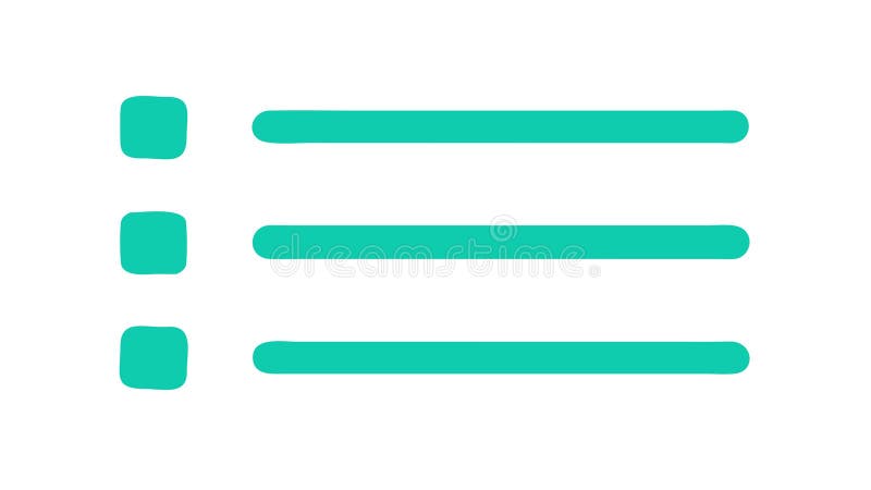 Minimalist Checklist Icon, Organized Task List Symbol Vector Design ...