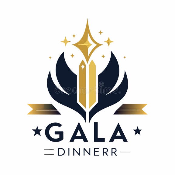 Minimalist and Chic Logo Design for a Gala Dinner Event, Featuring ...