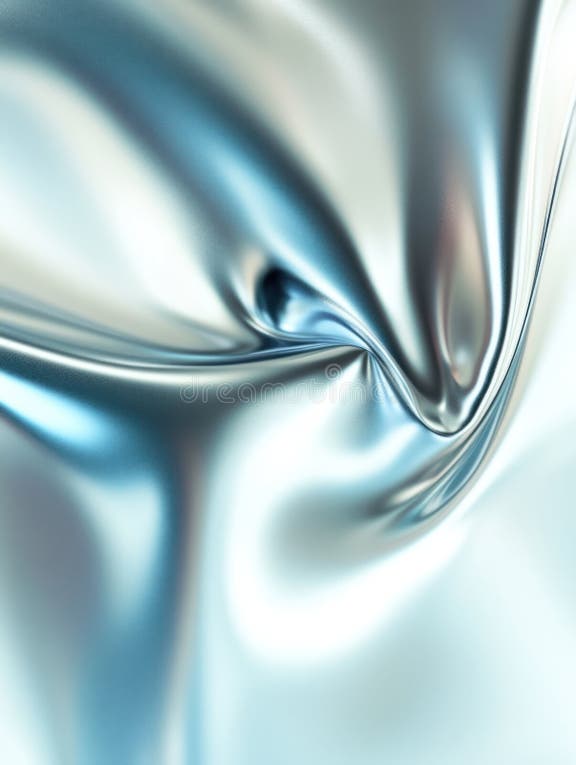 Minimalist Chrome Surface with a Smooth Reflective Finish for Modern ...