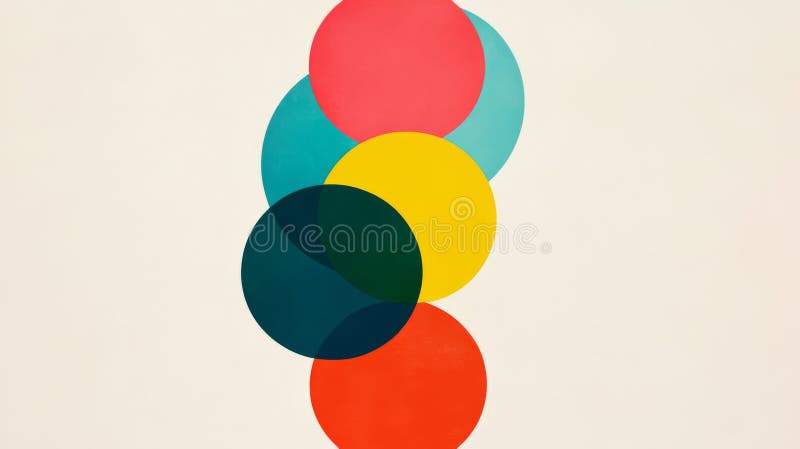 Minimalist Circles - Abstract Design Stock Illustration - Illustration ...