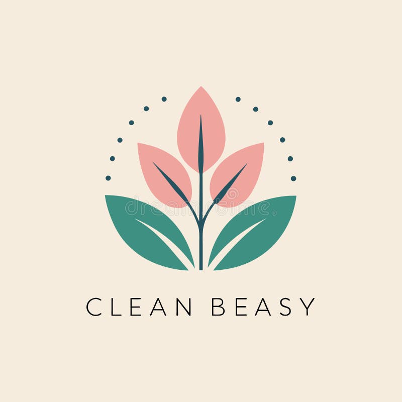 Minimalist Clean Beauty Brand Logo with Floral Design, a Minimalist ...