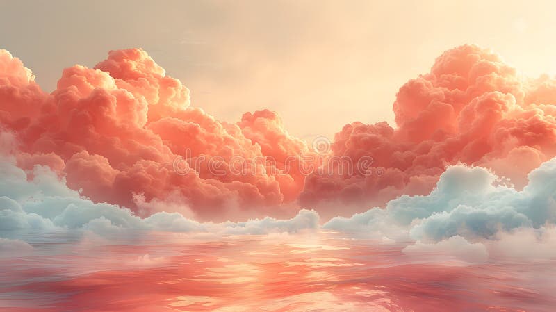 Minimalist Cloud Logo Design Concept on Empty Digital Background Stock ...