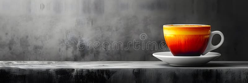 Minimalist Coffee Cup Design for Office Spaces Stock Illustration ...