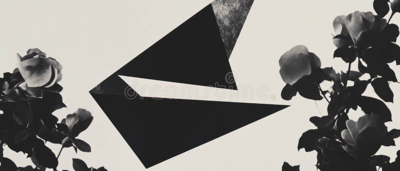 Minimalist Collage Showcasing Geometric Shape Transformation with ...