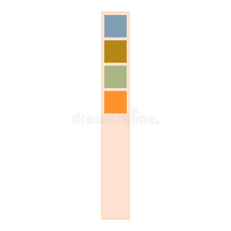 Minimalist Color Palette Featuring Blue, Brown, Green and Orange Stock ...