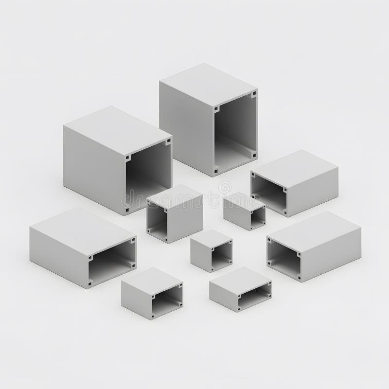 Modular Enclosures: Abstract Arrangement Stock Illustration ...