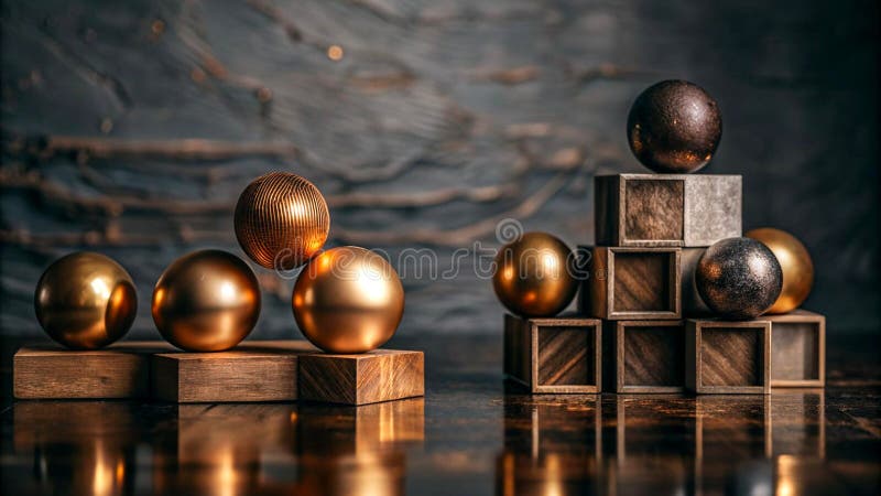 A Moment of Stillness: a Minimalist Composition of Geometric Shapes and ...