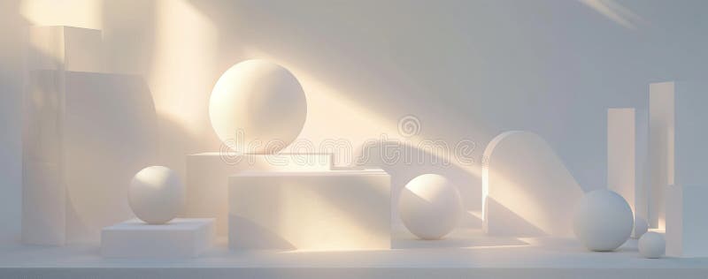 A Minimalist Composition Featuring Geometric Shapes and Soft Lighting ... A Minimalist Composition Featuring Geometric Shapes and Soft Lighting ...