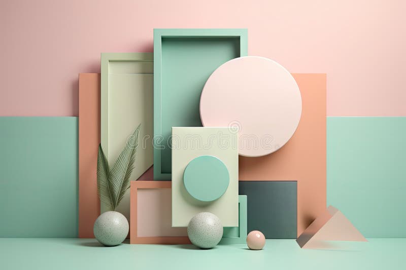 Minimalist Composition of Geometric Shapes, with a Single Focal Point ... Minimalist Composition of Geometric Shapes, with a Single Focal Point ...
