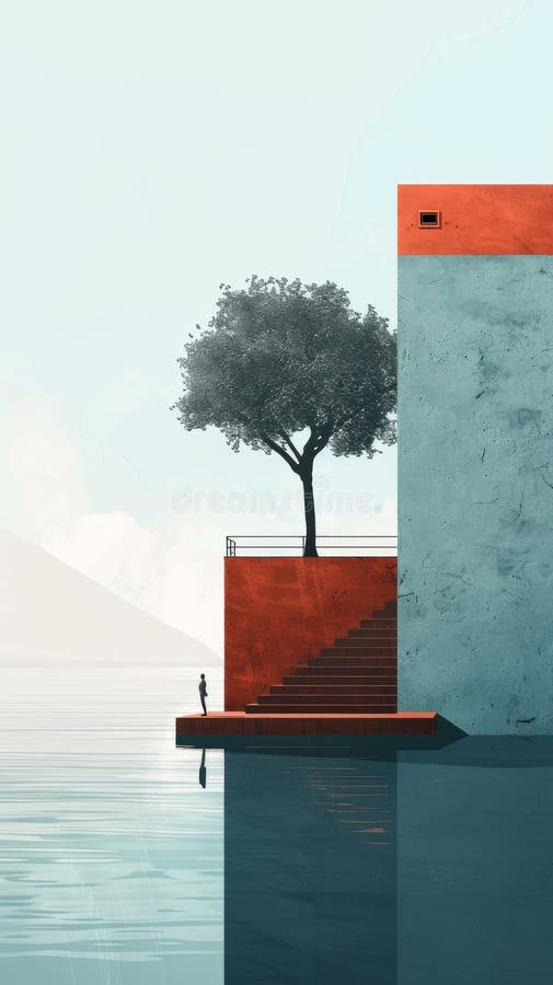 Minimalist Composition Highlighting the Uncluttered Nature of ...