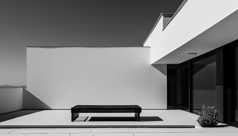 A Minimalistic Design with Striking Graphic Elements Stock Illustration ...