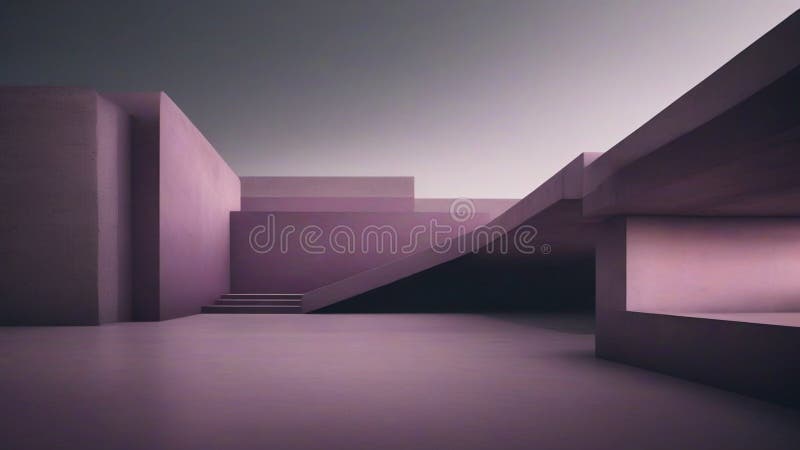 Minimalist Concrete & Gradient Fusion Stock Image - Image of texture ...