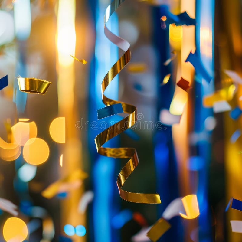 Minimalist Confetti Explosion Symbolizing Corporate Event Success and ...