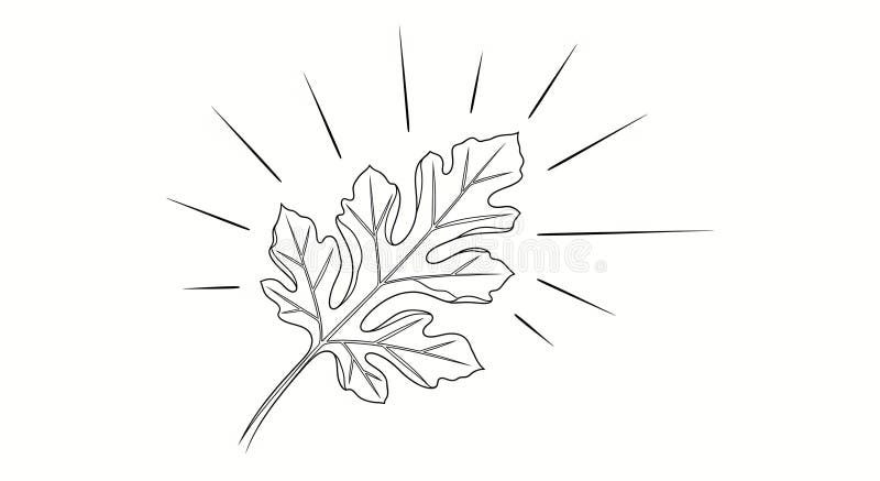 Fig Leaf Drawing Stock Illustrations – 2,401 Fig Leaf Drawing Stock ...