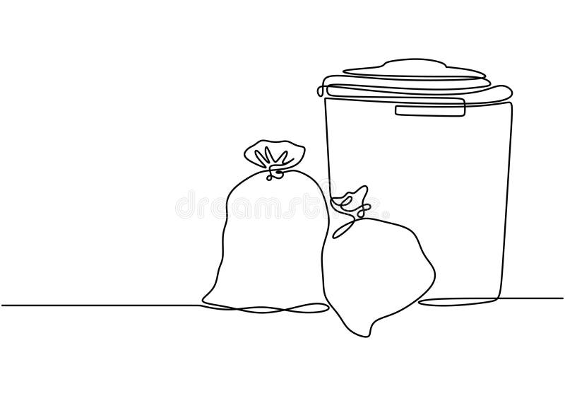 Plastic Bag Drawing Stock Illustrations – 3,692 Plastic Bag Drawing ...